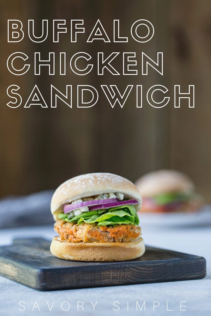 Buffalo Chicken Sandwich Recipe {Pan-Fried} - Savory Simple